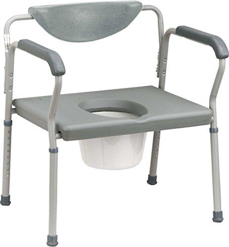 Heavy Duty Commode extra wide 500 lb capacity