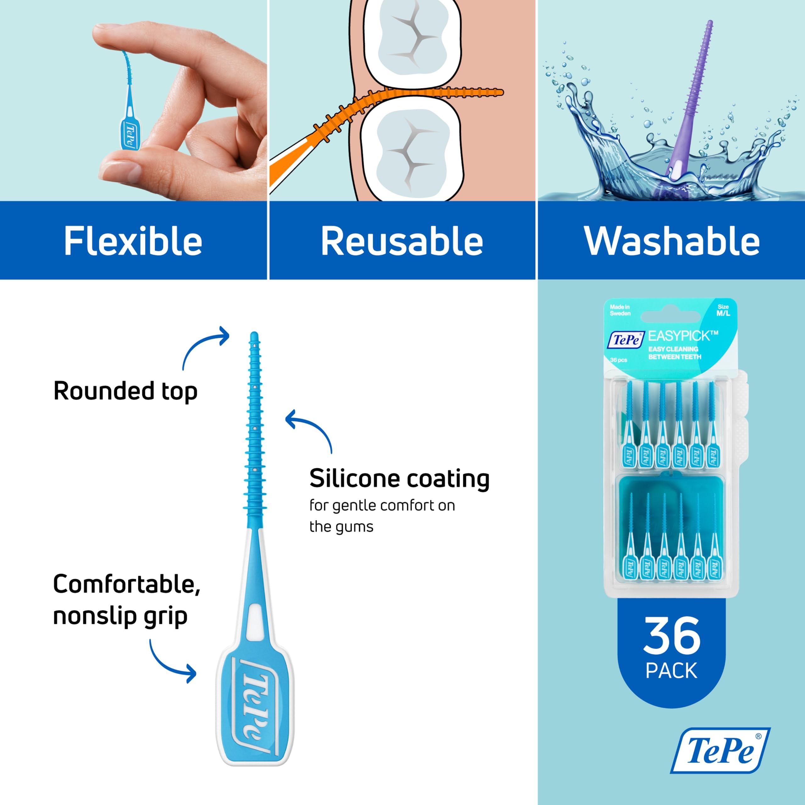 TEPE Dental Floss Picks, Tooth Picks Flossers, Floss TEPE
