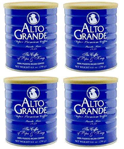 Alto Grande Super Premium Coffee Ground 8.8 Ounces - 4 cans