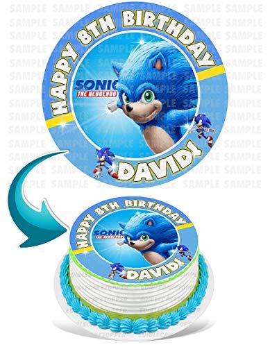 Cakecery Sonic GT Edible Cake Topper Image Cakecery