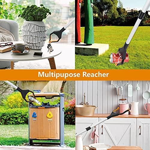 Reacher Grabber Tool, 32" Foldable Grabber Reacher, Rotating Jaw ...