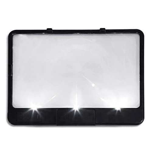 Desktop Reading Magnifier Glass with LED Light MOMOJIA