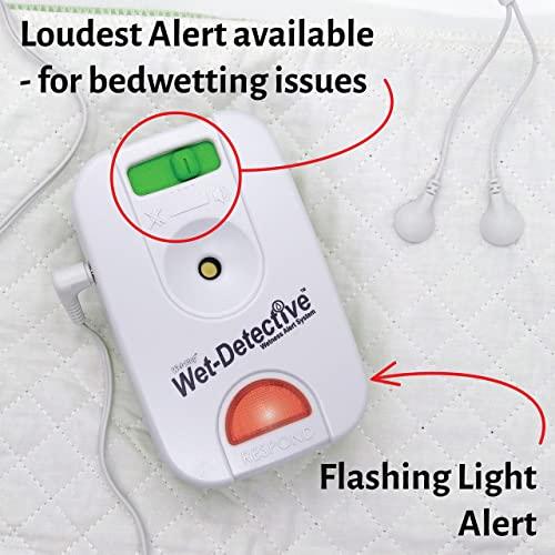 Wet Detective Bedwetting Kit, Incontinence & Bedwetting Alarm System ...