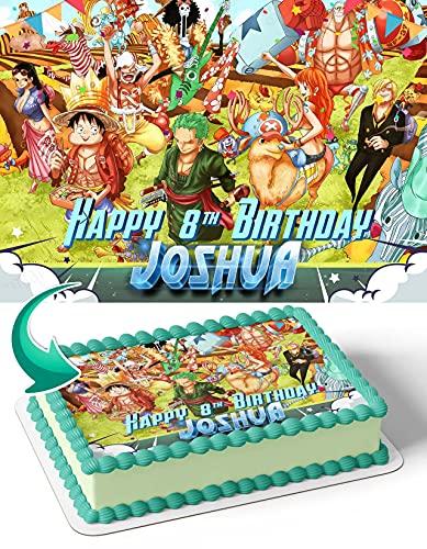 Cakecery One Piece Anime World Edible Cake Image Cakecery