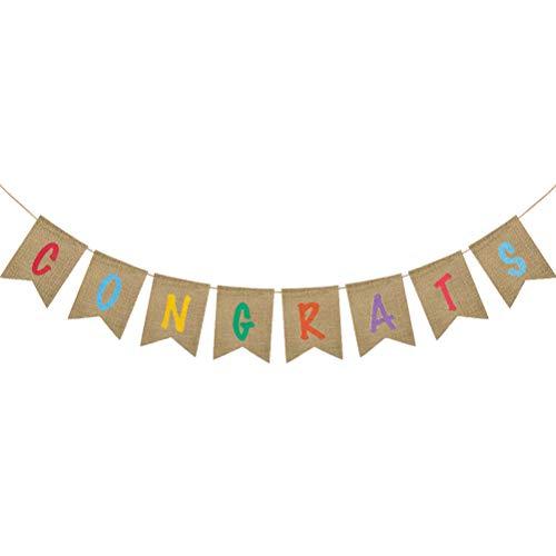 Graduation Bunting Banner Congrats Banners Garland Dcorations ...