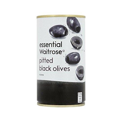 Spanish Pitted Black Olives Waitrose 350g Waitrose Spanish