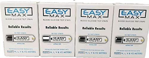 EasyMax Test Strips 200 EasyMax Blood Glucose Test Strips