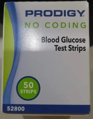 Prodigy No Coding Blood Glucose Test Strips - 50 UMICAM