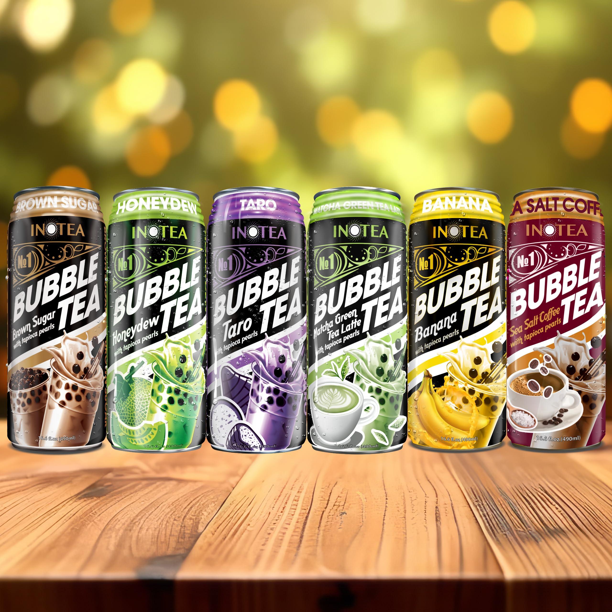 (Pack of 12) INOTEA Bubble Tea and Pobble Variety HYOJATEM