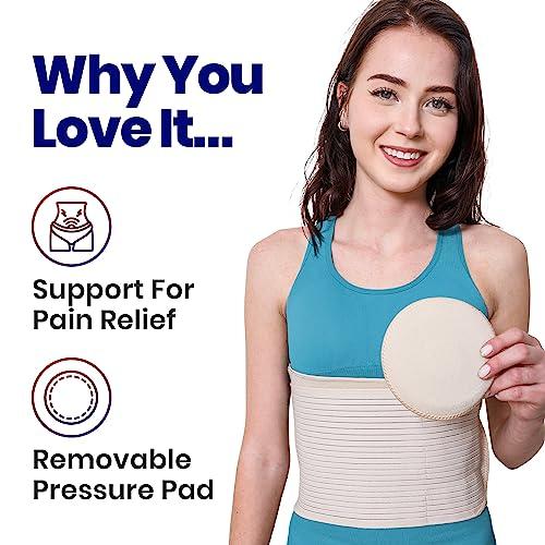 Plus Size Hernia Belt for Men & Women | Post Surgery Abdominal Binder ...