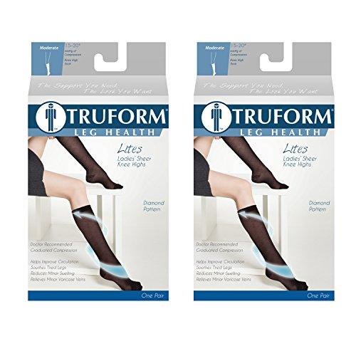 Truform Compression Stockings, 15-20 mmHg, Sheer Truform