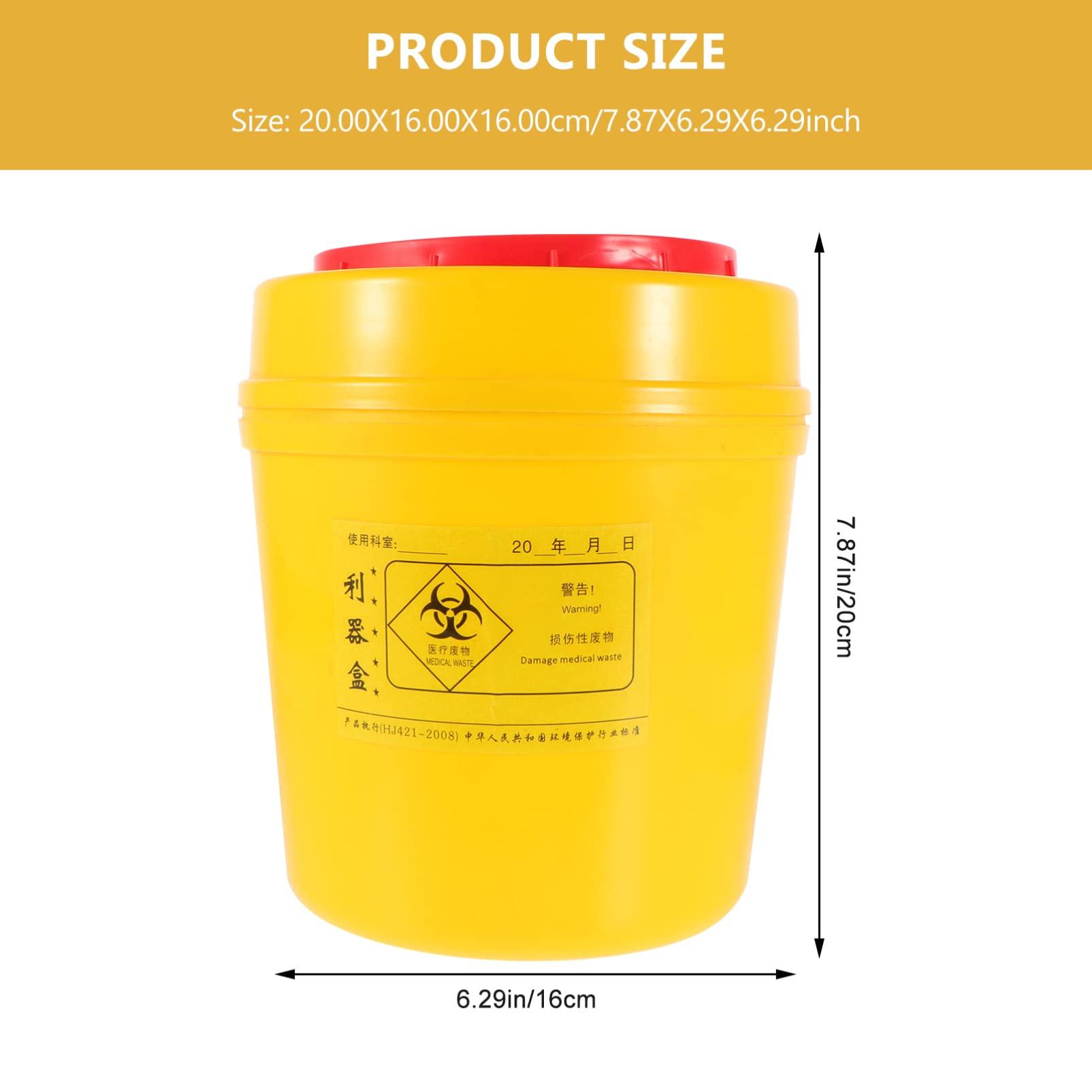 Sharps Trash Can Disposal Waste Container Disposal FOMIYES