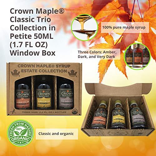Crown Maple Syrup Sampler - Classic Trio Maple Syrup Collection And ...
