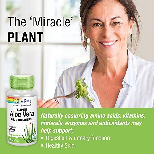Solaray Super Aloe Vera Gel 8000mg | Naturally SOLARAY