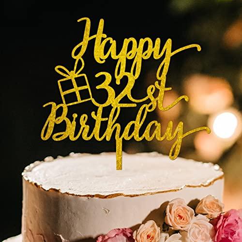 Sport Basketball Birthday Gold Cake Toppers YJHLBHDIAN