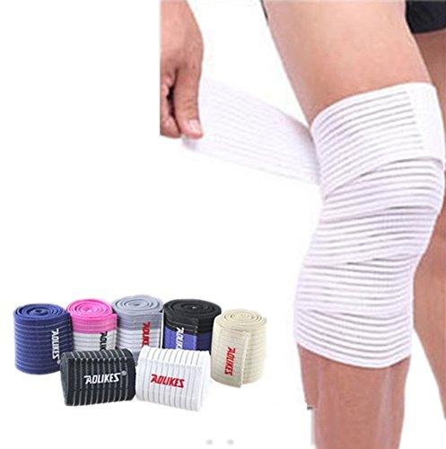 Rungear Elastic Knee Compression Bandage Wraps – Support for Legs ...