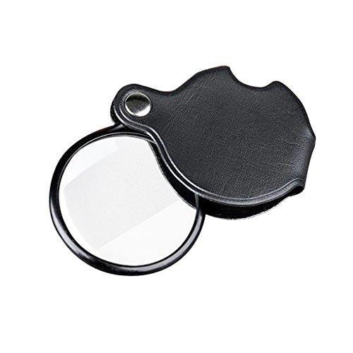 Mini Folding Pocket Magnifier with 10X Loupe 60mm BXT