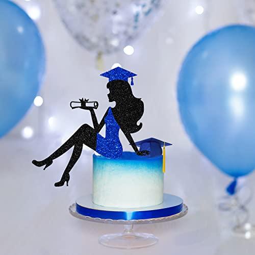 Graduation Cake Topper 2023, Graduation Girl Cake Topper, Congrats Grad ...