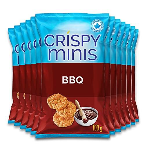 Quaker Crispy Minis BBQ, 100g/3.5 oz., 12pk {Imported from Canada}