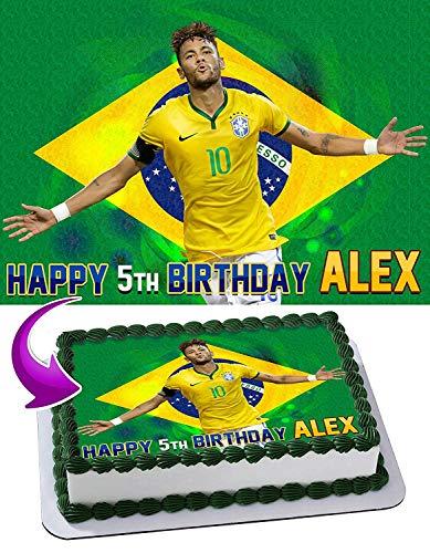 Cakecery Neymar Edible Cake Image Topper Cakecery